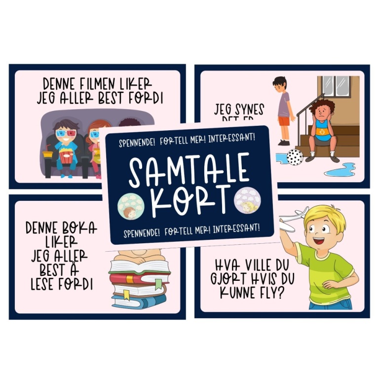 Samtalekort | Print til barnehagefolk